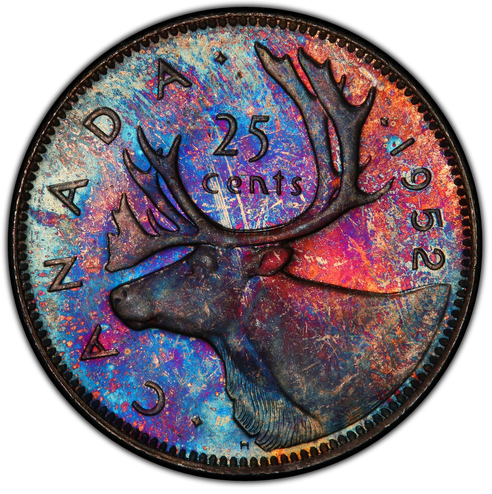 1952 Canadian Quarter 25 Cents — Canadian Coins