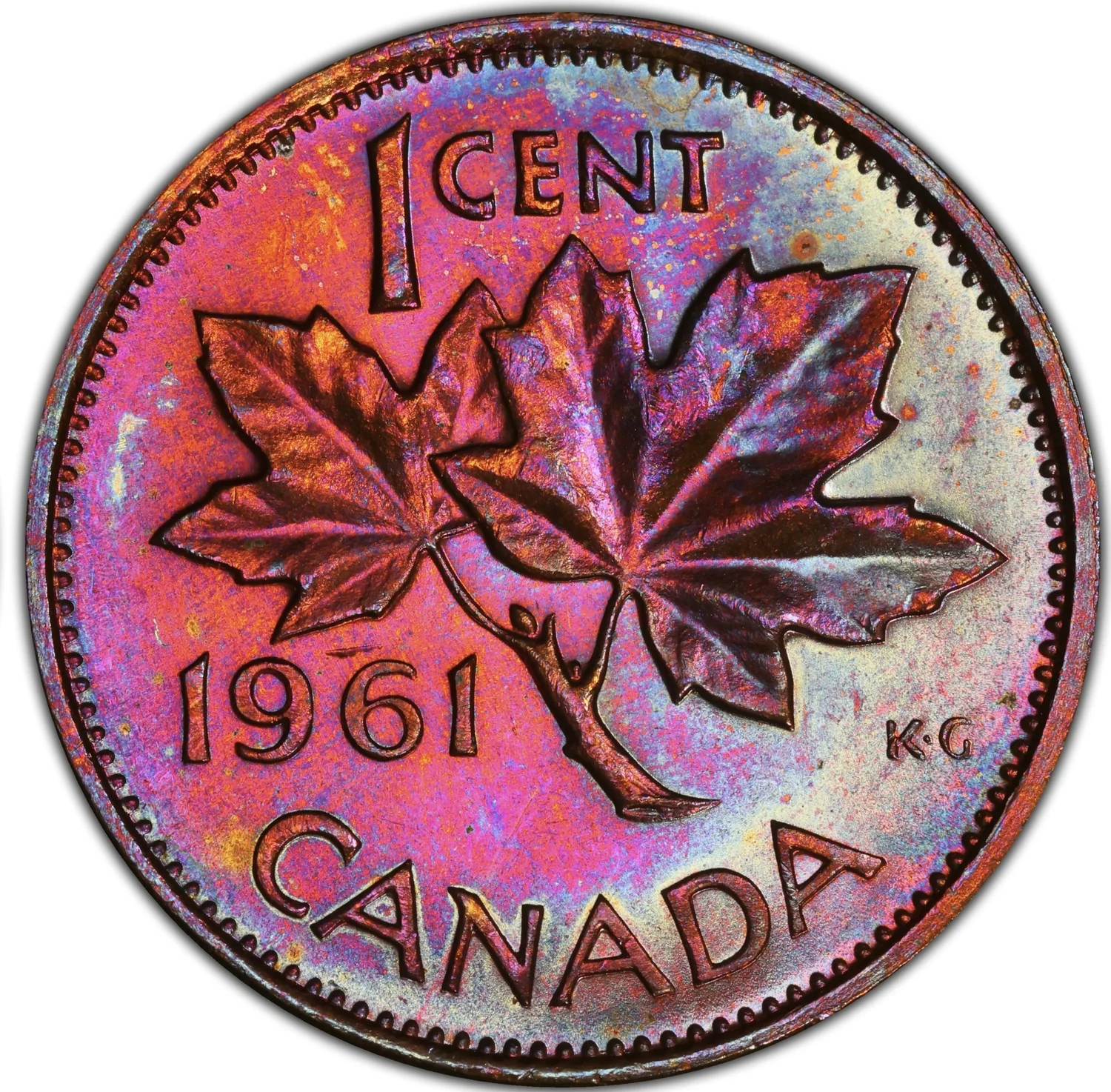 1961 Canadian Cent Penny — Canadian Coins