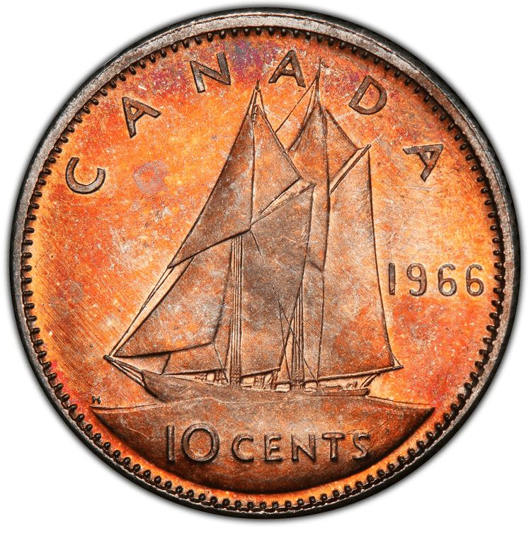 1966 Dime 10 Cents Canadian — Canadian Coins
