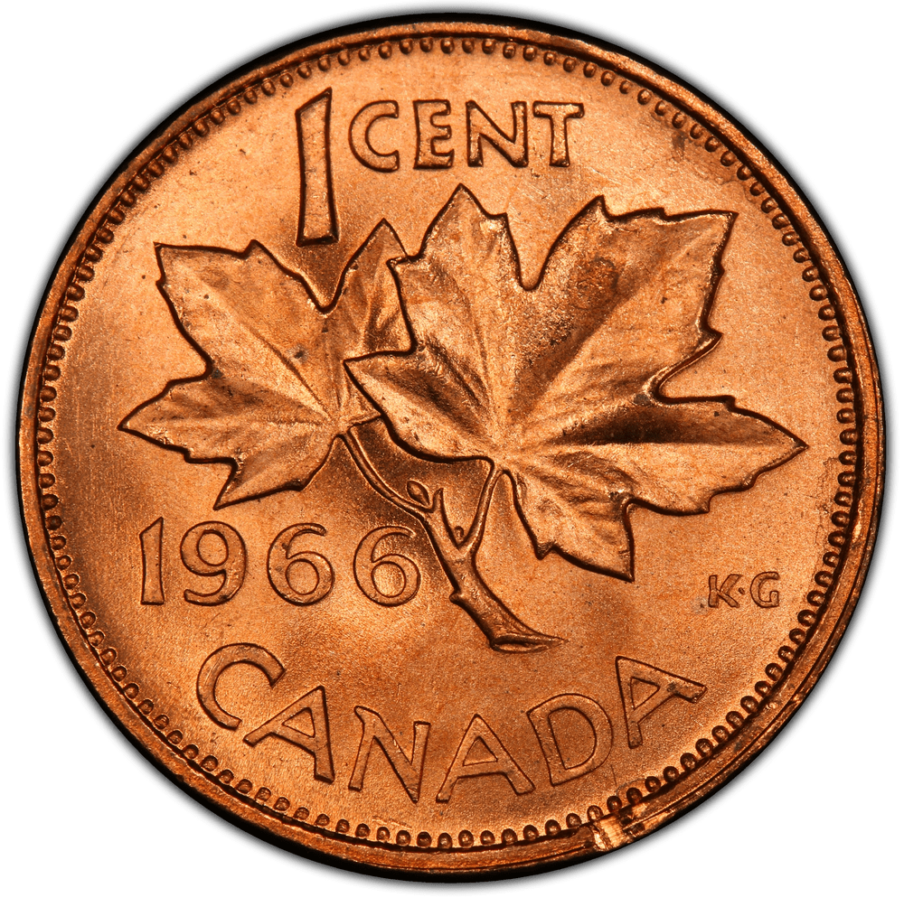 1966 Canadian Cent Penny — Canadian Coins