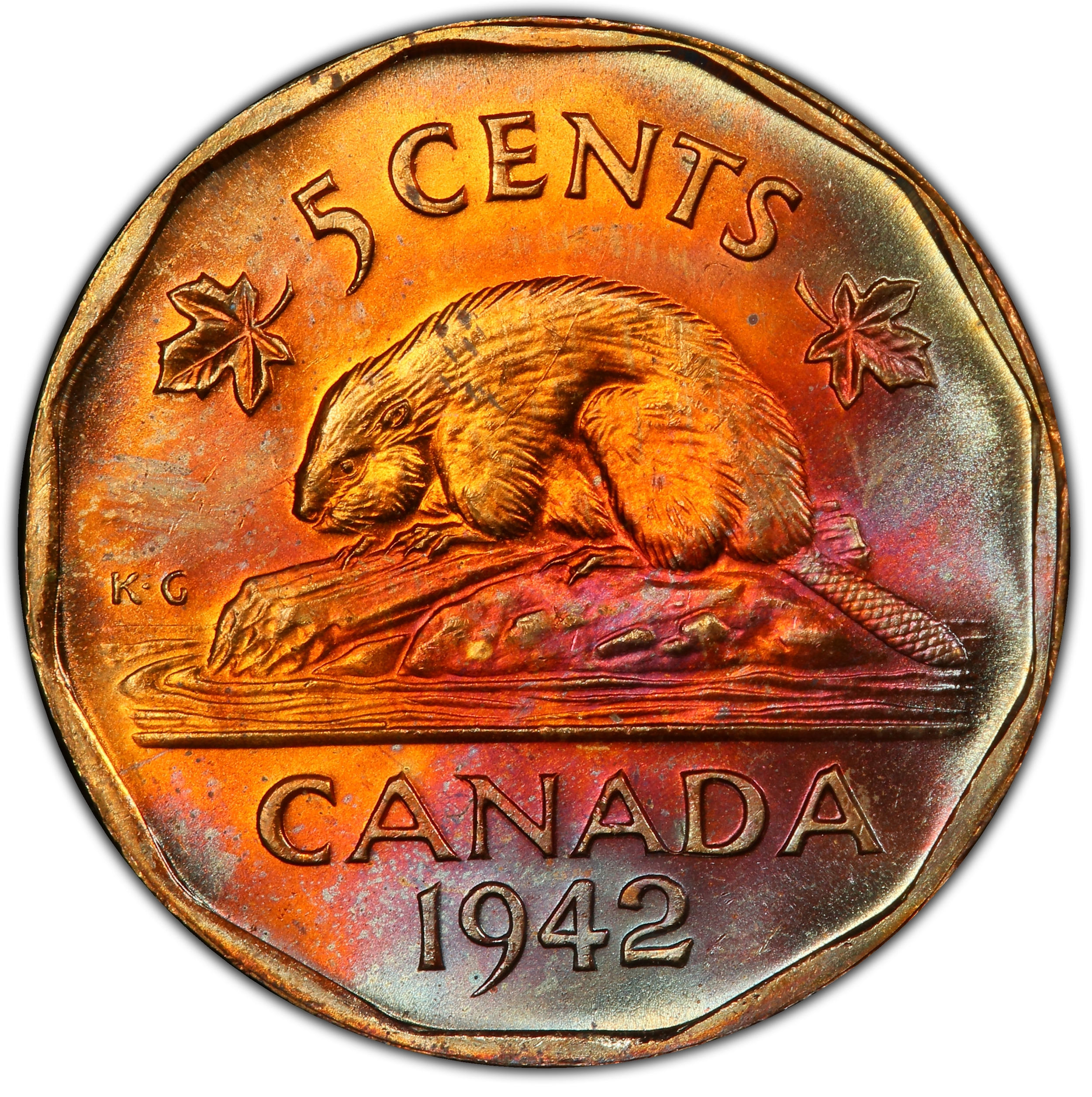 1942 Tombac Canadian Nickel — Canadian Coins