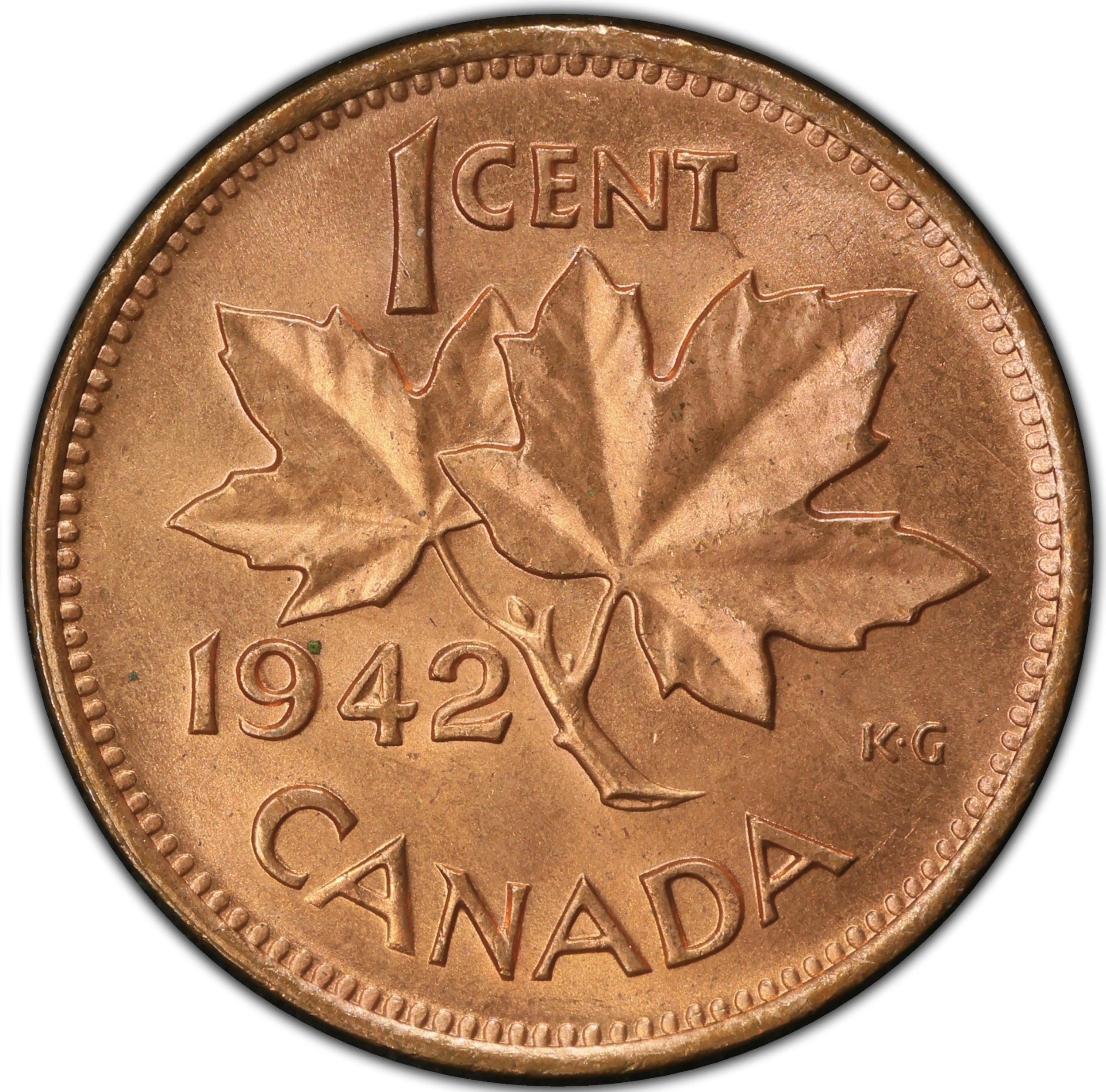 1942 Canadian Cent Penny — Canadian Coins