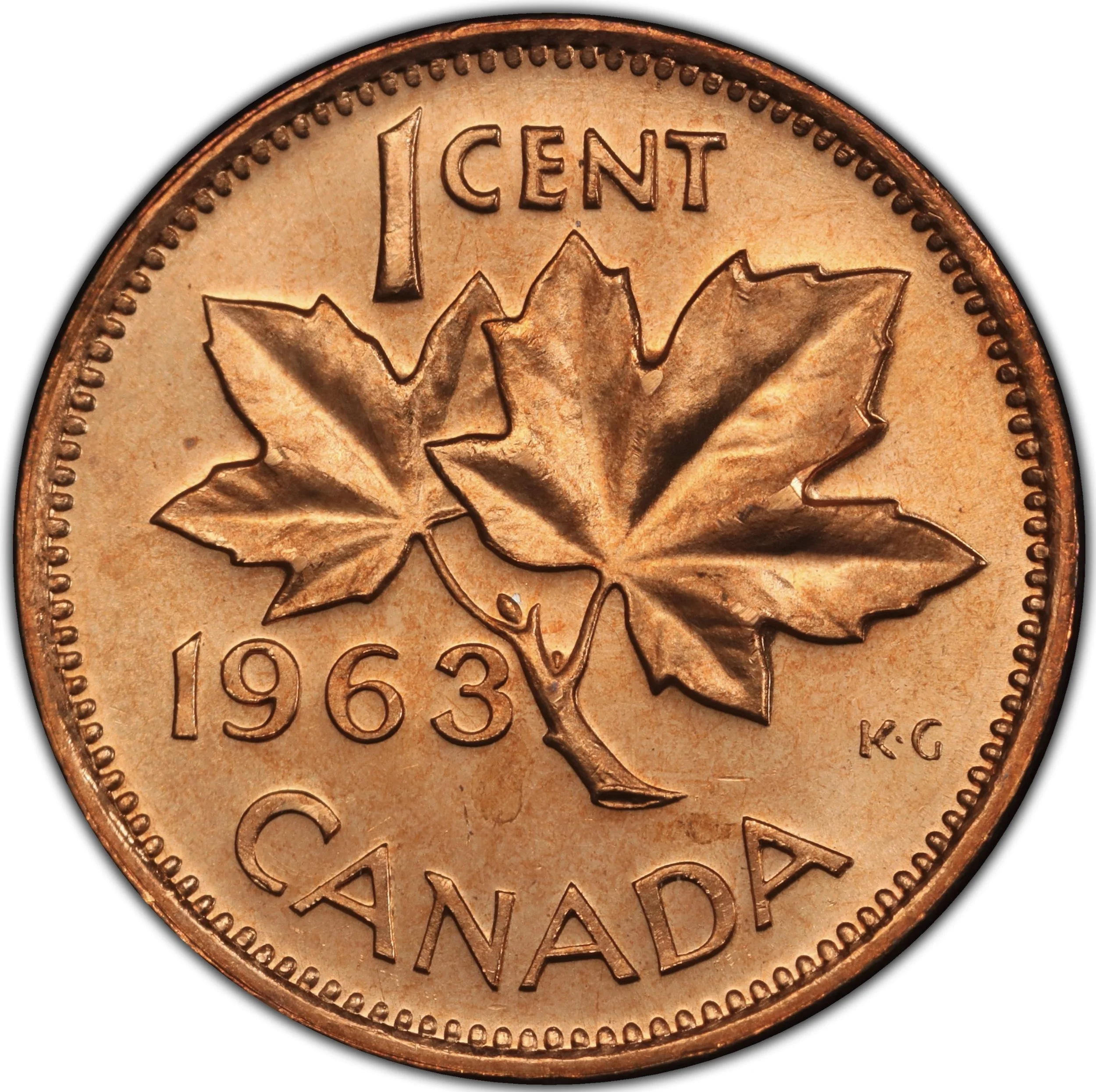 1963 Canadian Cent Penny — Canadian Coins
