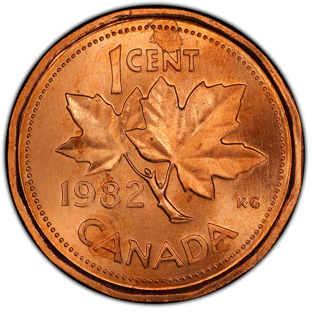 1982 Canadian Cent Penny — Canadian Coins