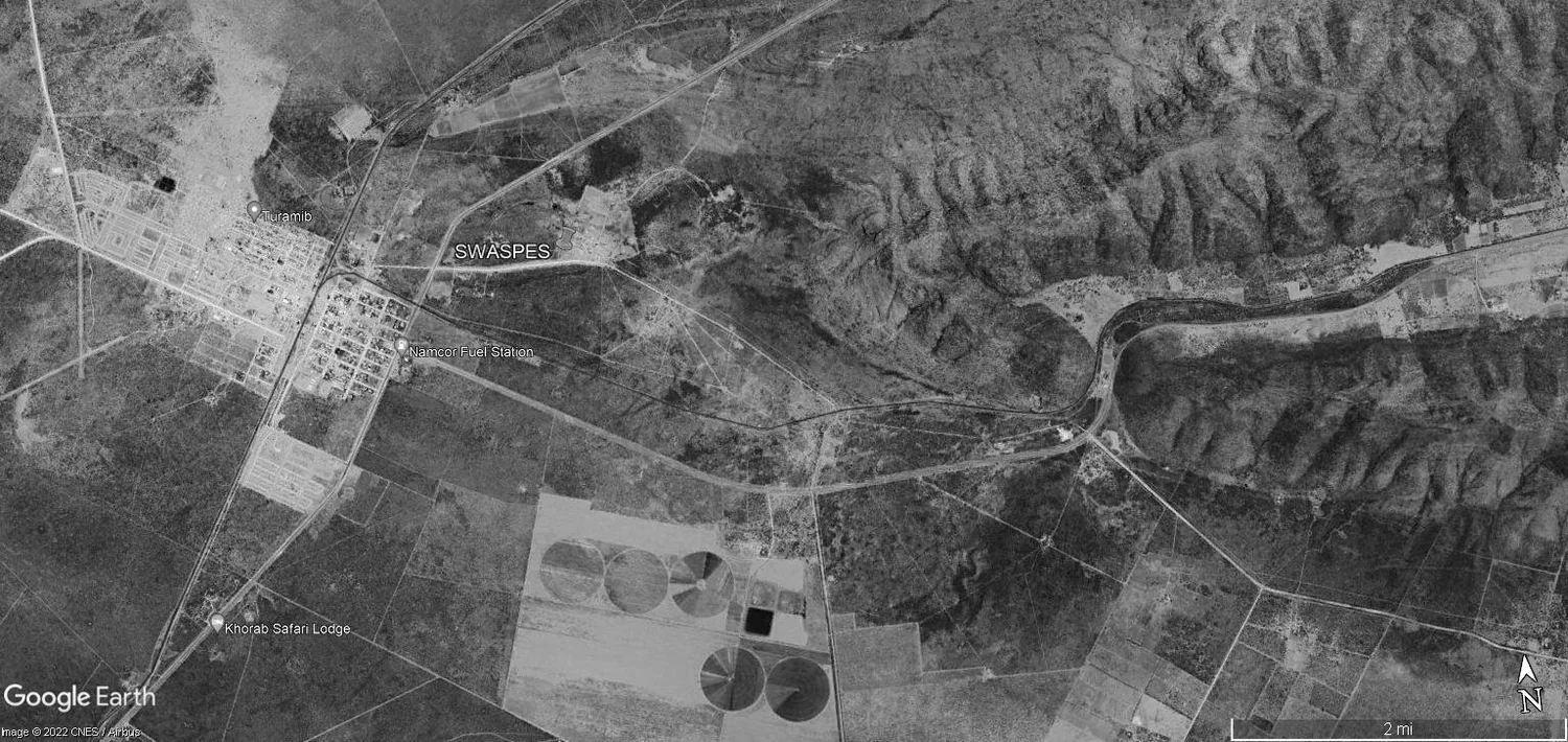 Maps — SADF MOTORCYCLE INFANTRY 1977-1985