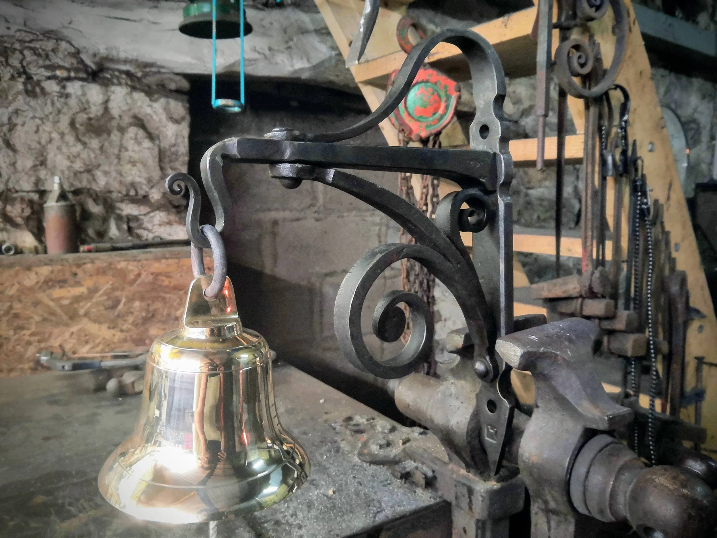 Ship's Bell Bracket | Bespoke Ironwork | Middle Row Forge
