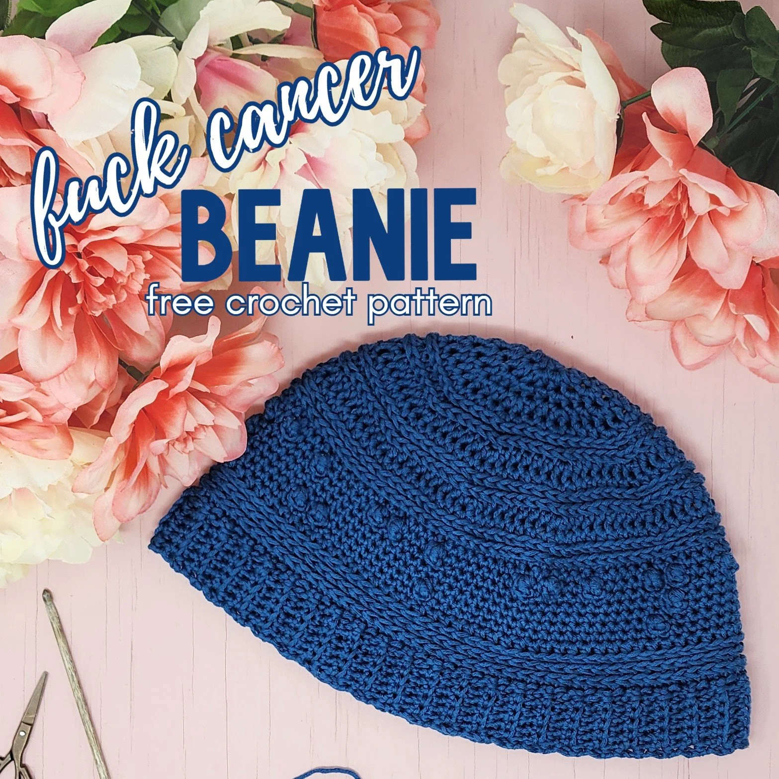 F*ck Cancer Beanie — Eclectic Jess