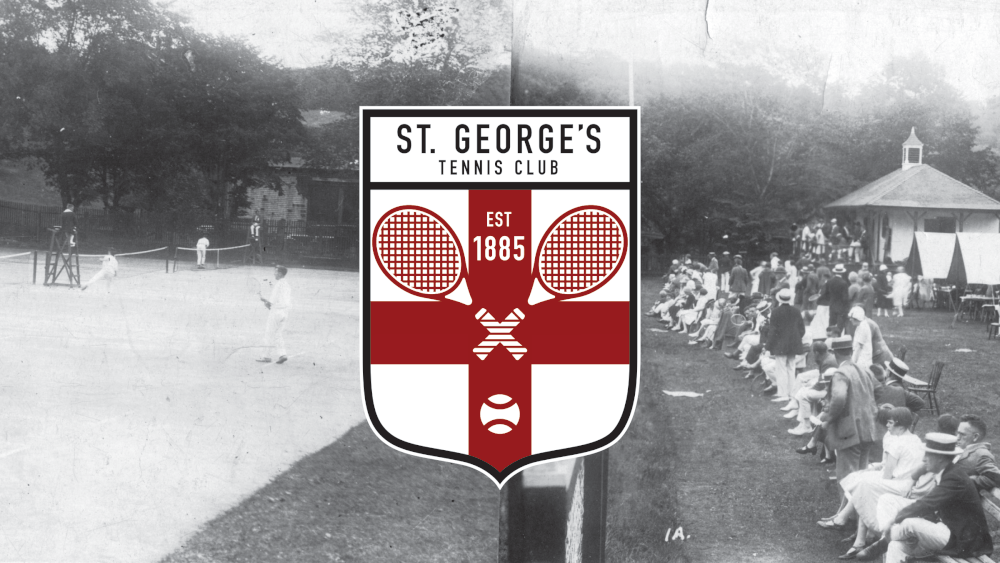 St. Georges Tennis Club identity update — Narrative Environments Studio