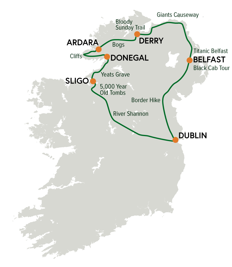 6-Day Northern Ireland Tour | Wolfhound Adventure Tours
