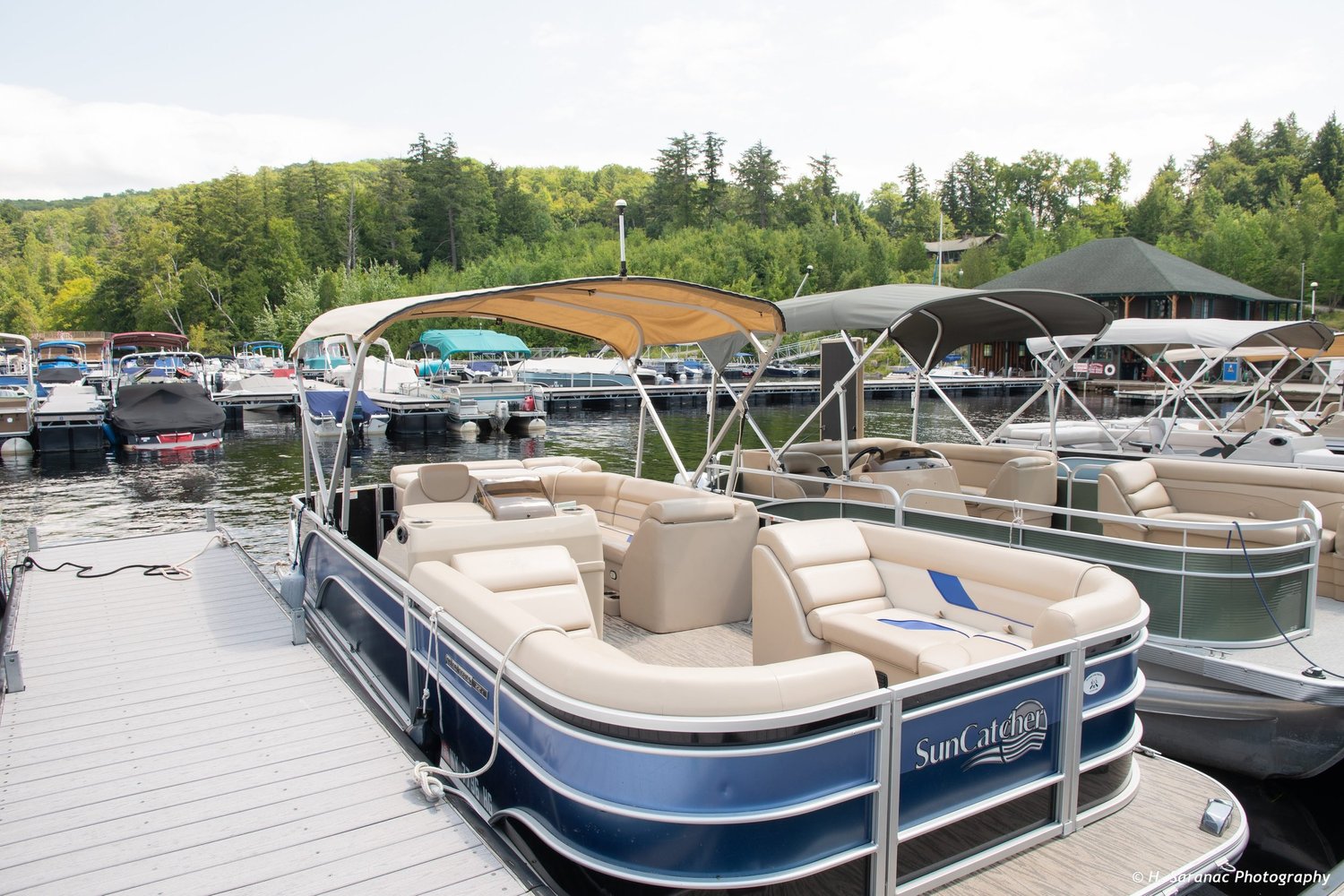 Pontoon Boat Rentals in Saranac Lake, NY — Saranac Lake Marina
