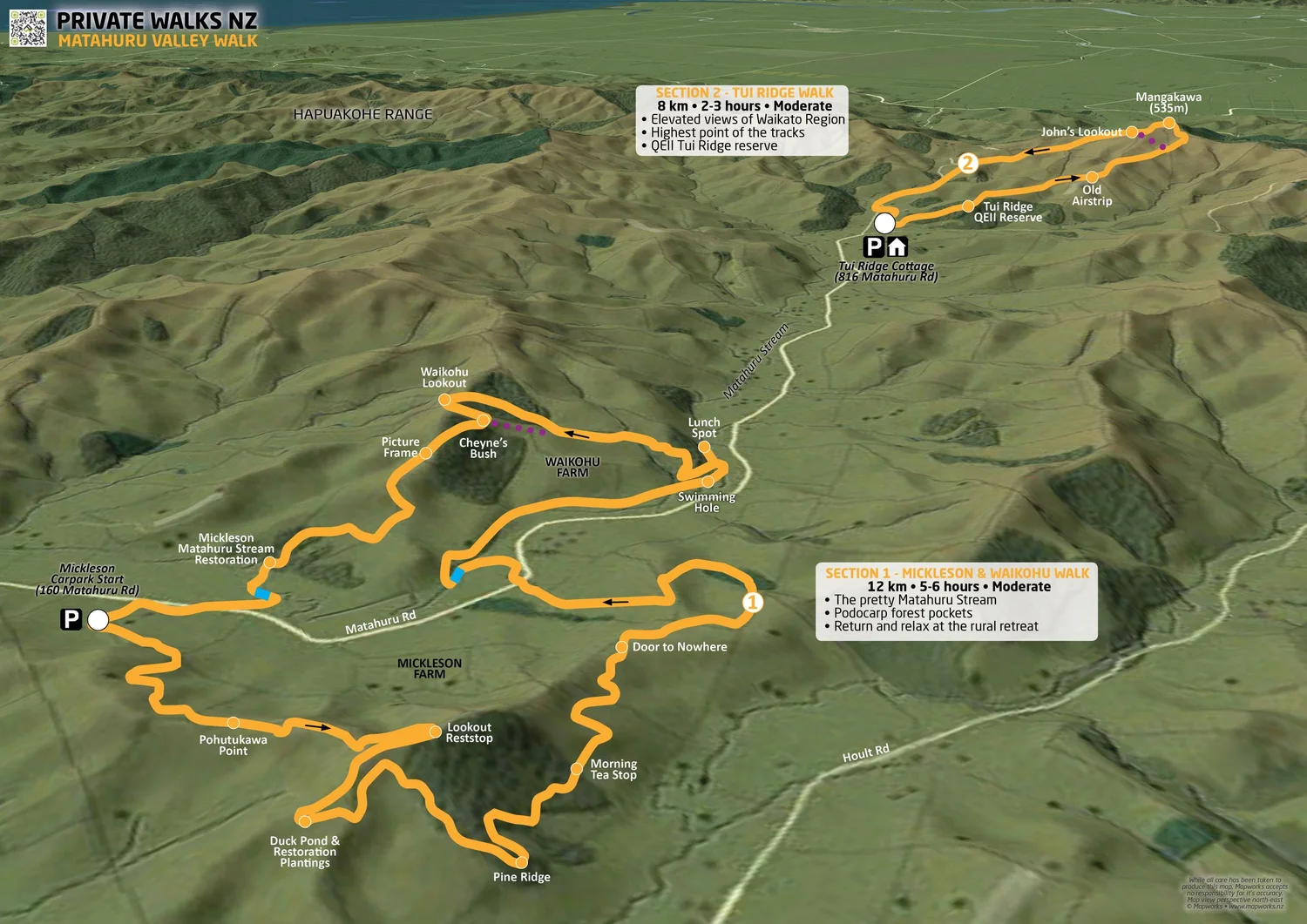 The Walk — Matahuru Valley Walk