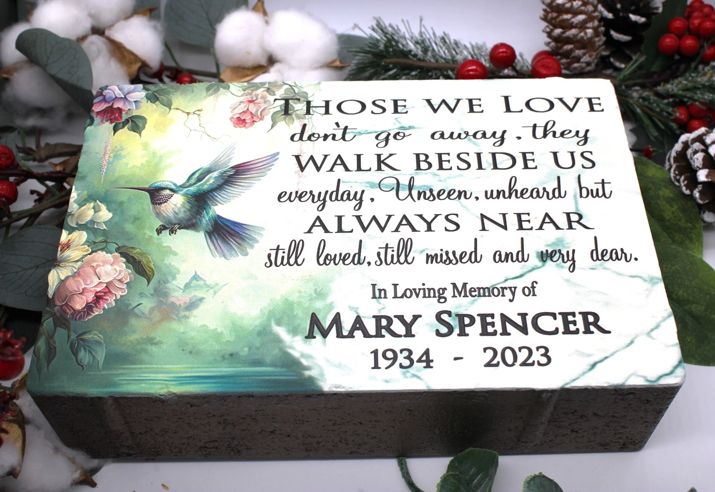 Personalized Memorial Stone Designs Custom Memorial Garden Stone gifts ...