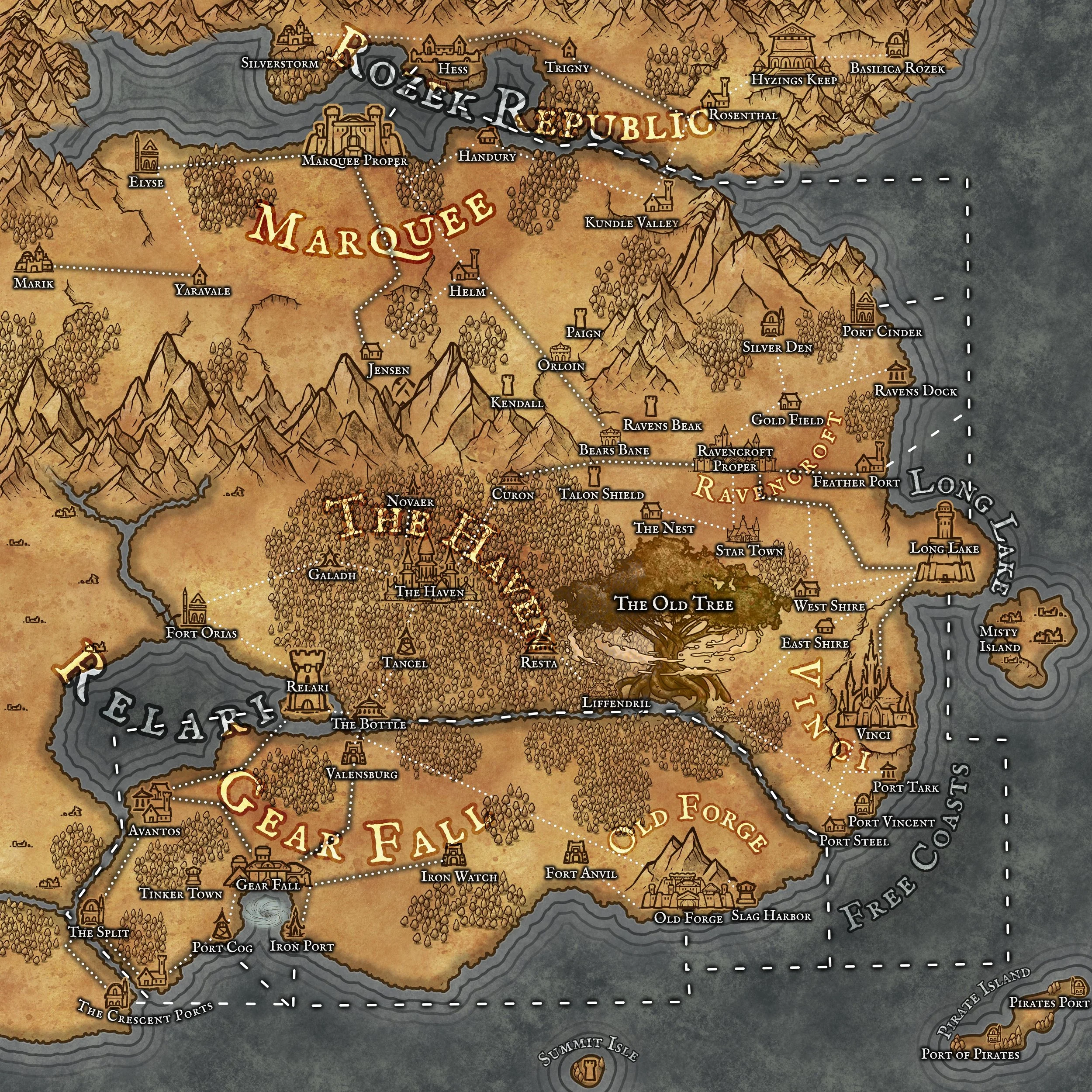 RULEBOOK AND MAP — Deeplight Larp