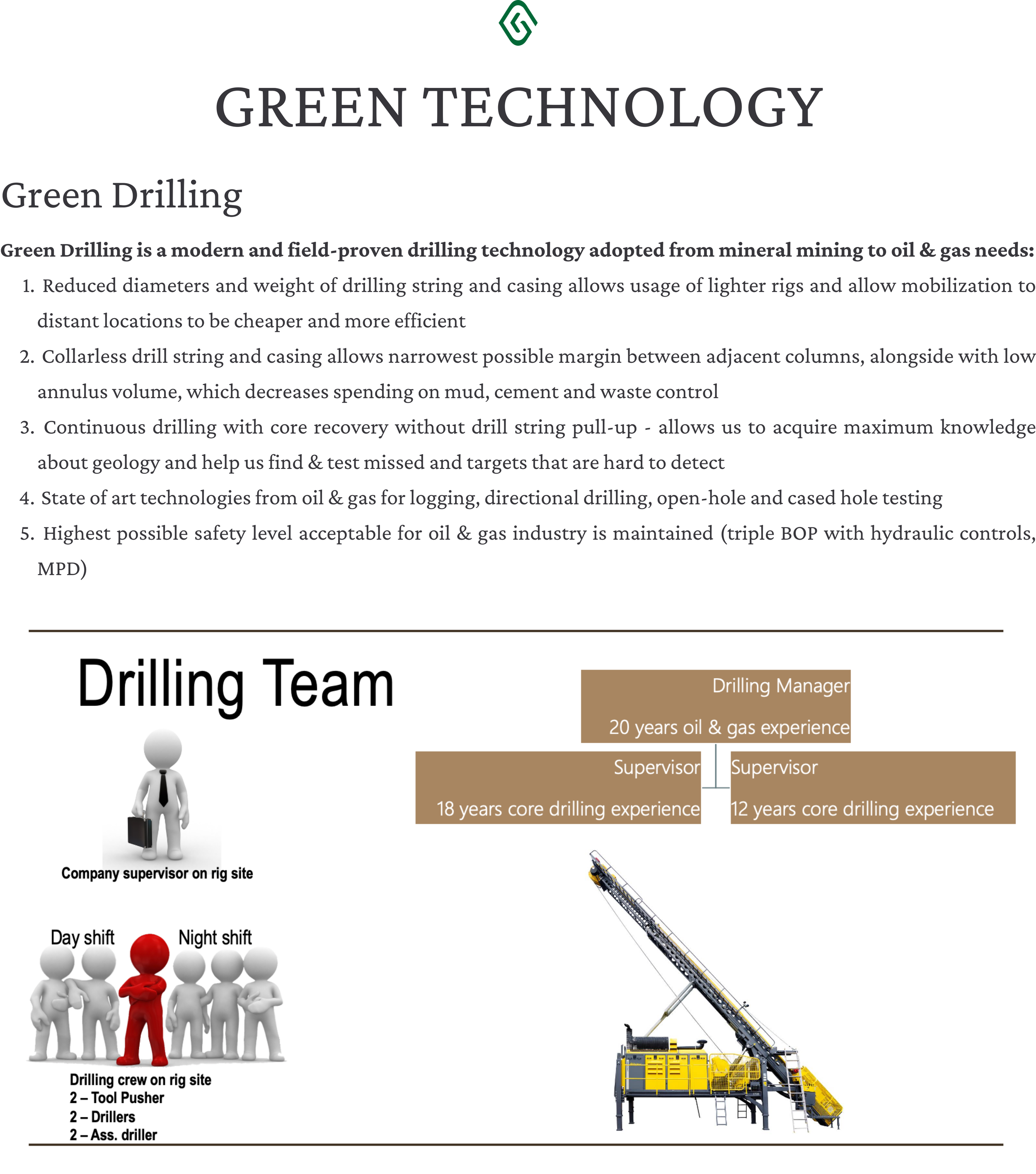 Green Technology — Genesis Development Holdings Co. LTD