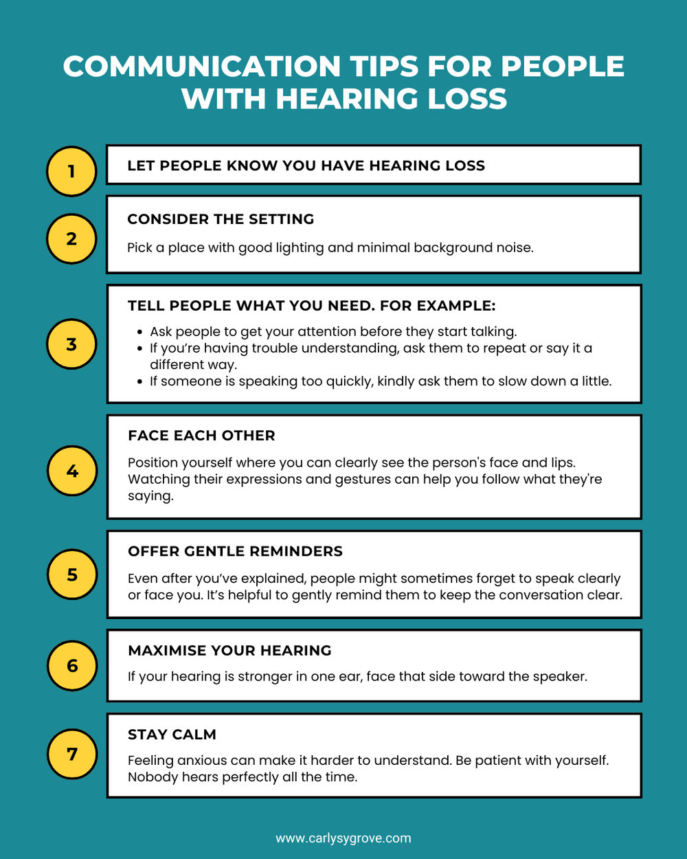 Sharing Your Hearing Needs with Confidence — Carly Sygrove - Hearing ...