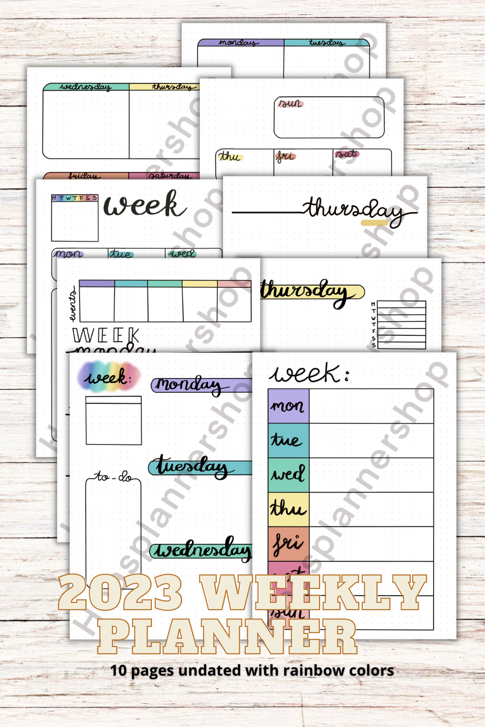 PDF ONLY | ultimate 2023 minimalist planner -28 pages- yearly pages and ...