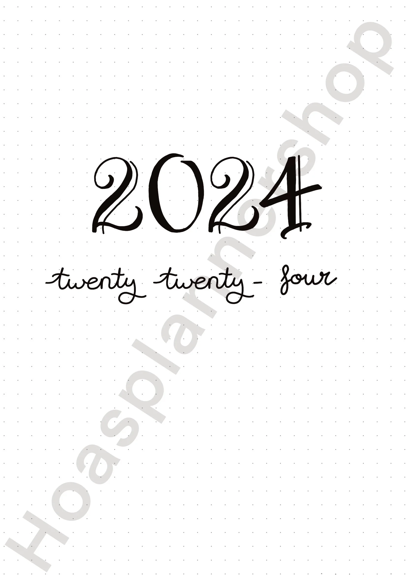 PDF ONLY | ultimate 2024 minimalist planner -28 pages- yearly pages and ...