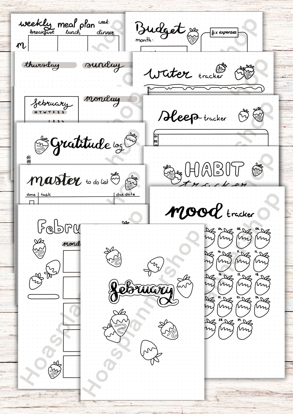 Digital monthly planner template frog themed left blank to color with ...