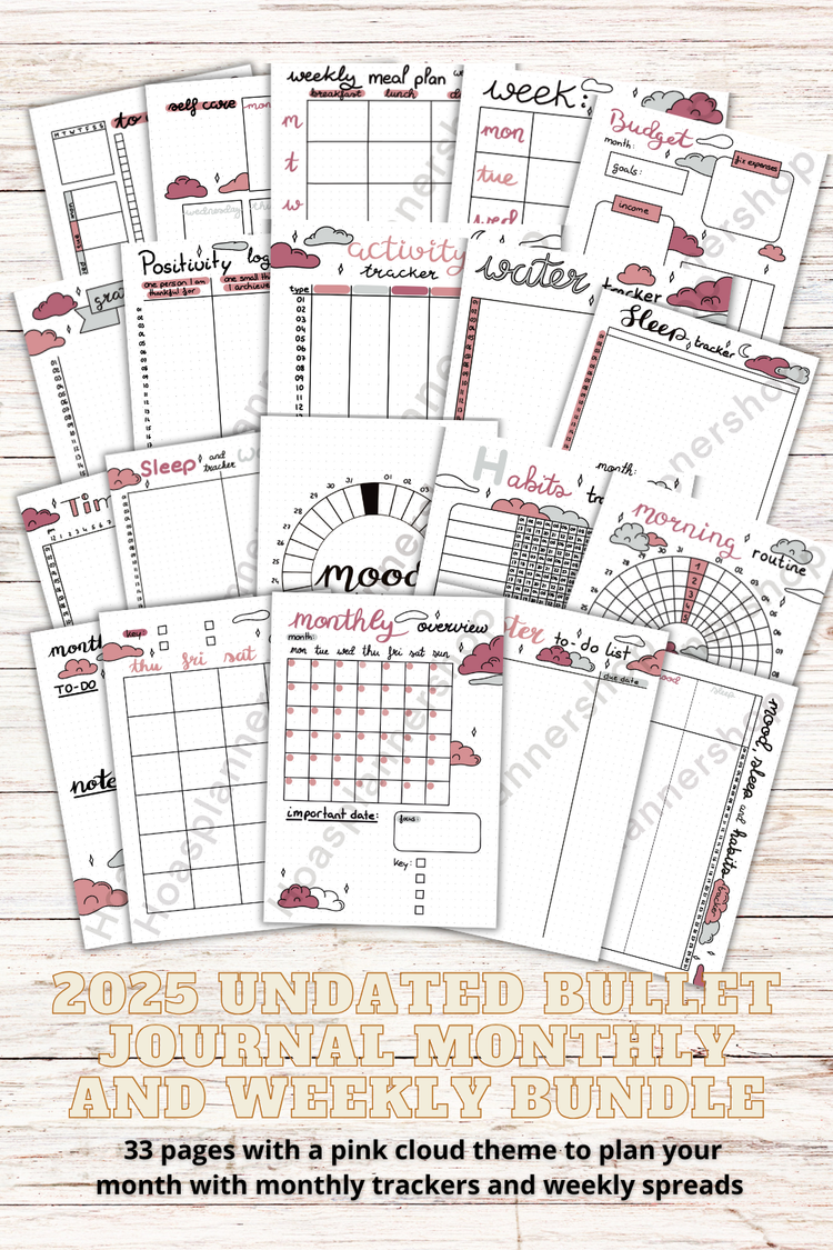 Digital monthly planner template frog themed left blank to color with ...