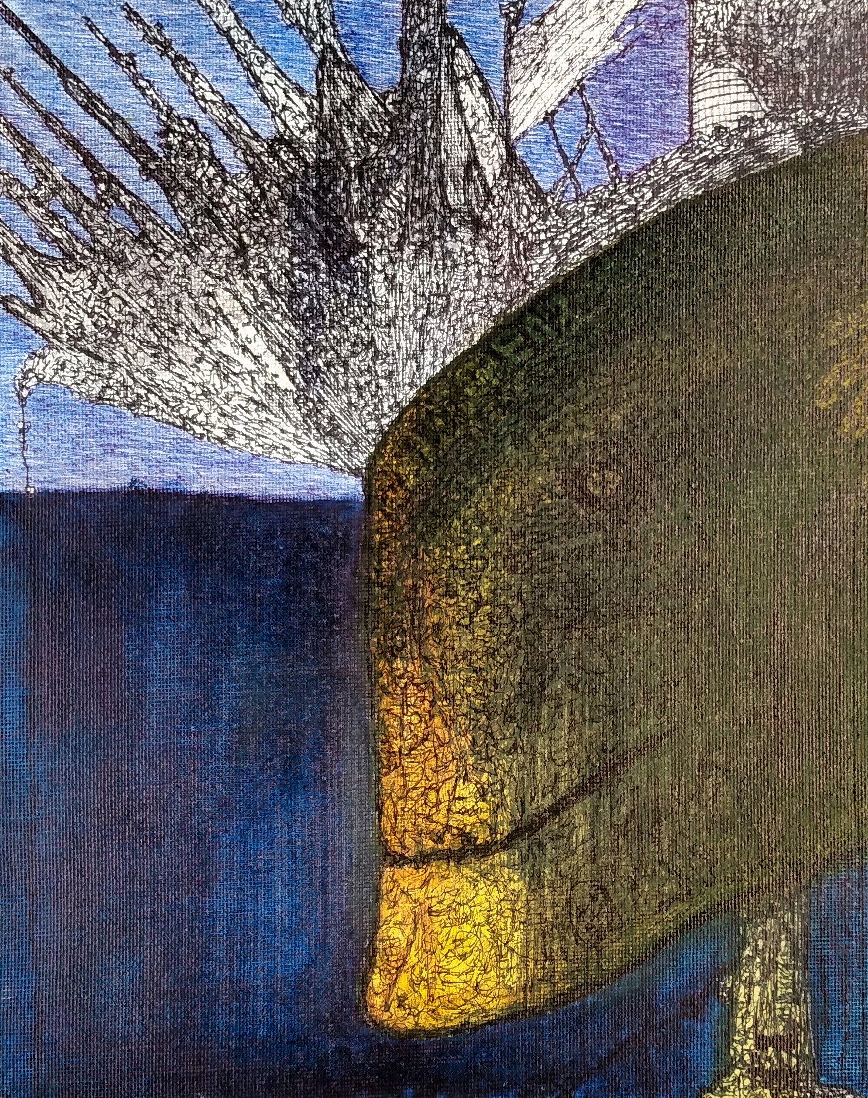 Triptych: Squashed Bird on Driveway by Justin Hare — Quibble