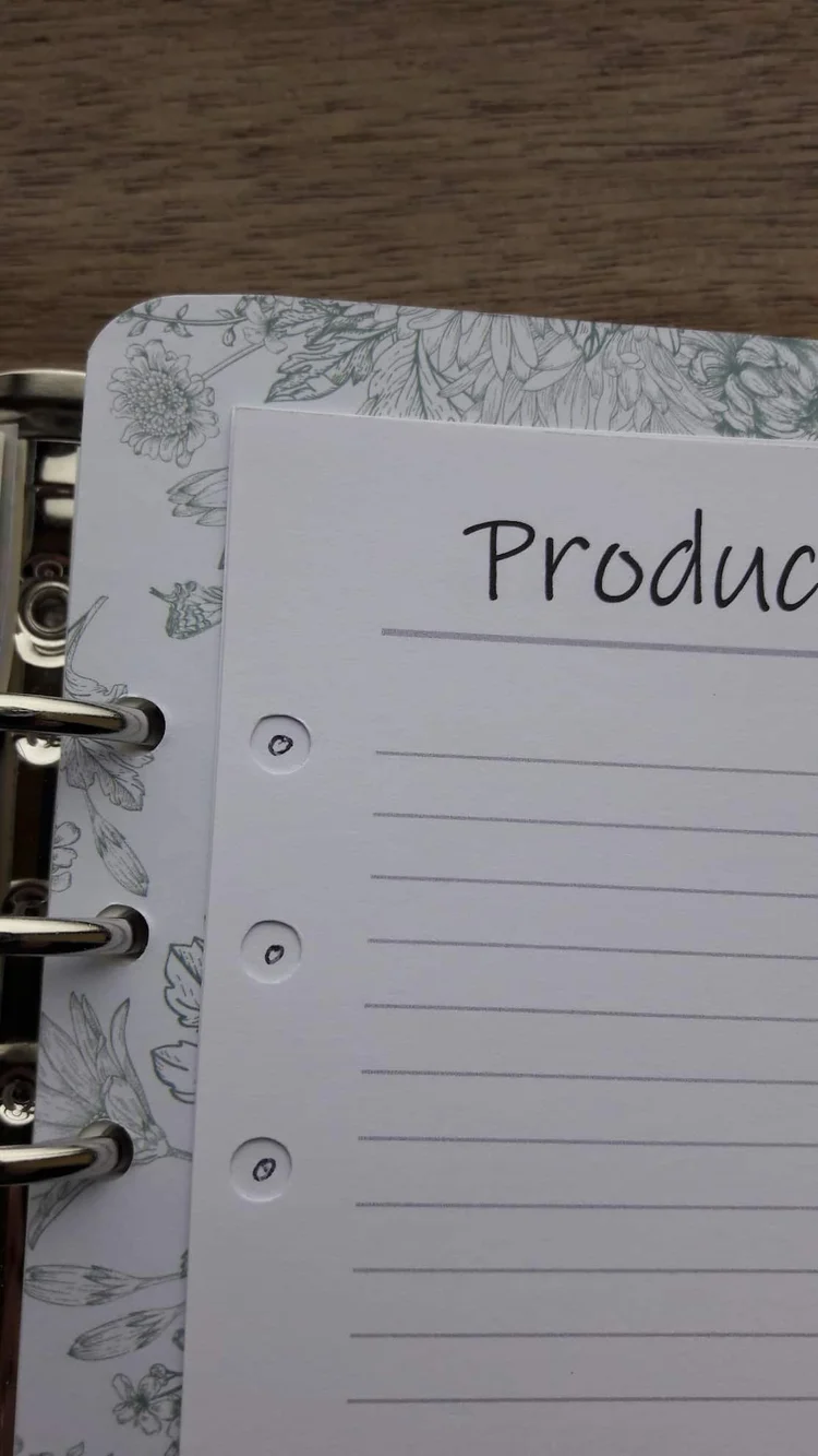 The Incredibly Simple Way to Hole Punch your Printable Planners — Made ...