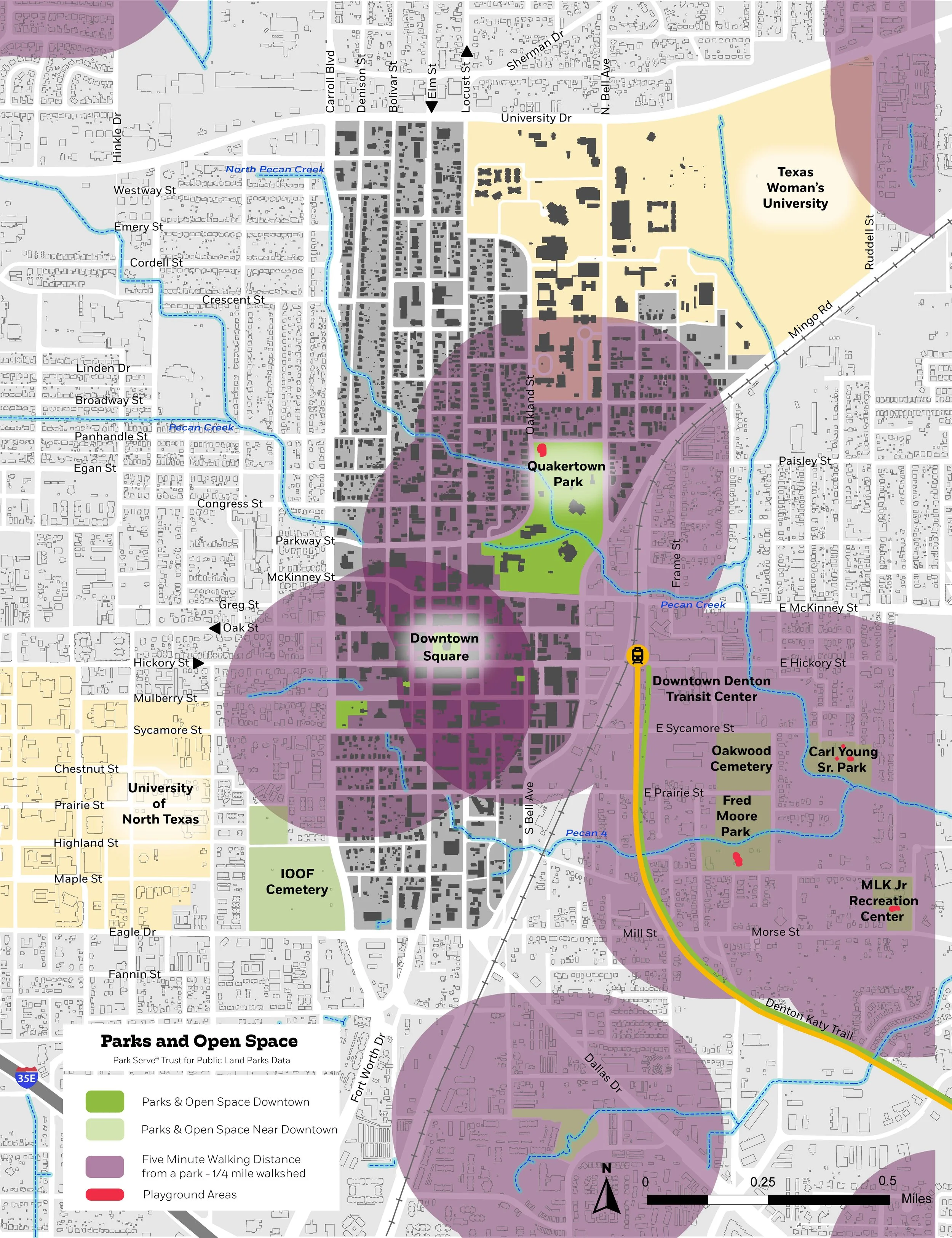 Design Downtown Denton — Mend Collaborative | Landscape Architecture ...