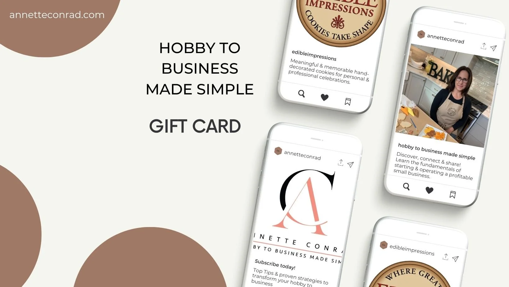Hobby to Business Made Simple Gift Card — Hobby to Business Made Simple