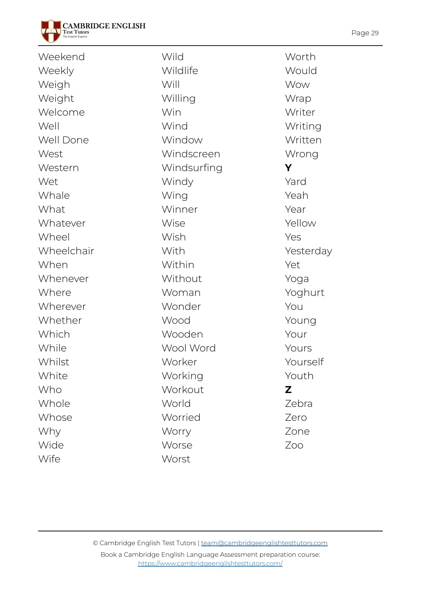 Cambridge English Language Assessment B1 Vocabulary List 2022 cambridge-english-language-assessment-b1-vocabulary-list-2022