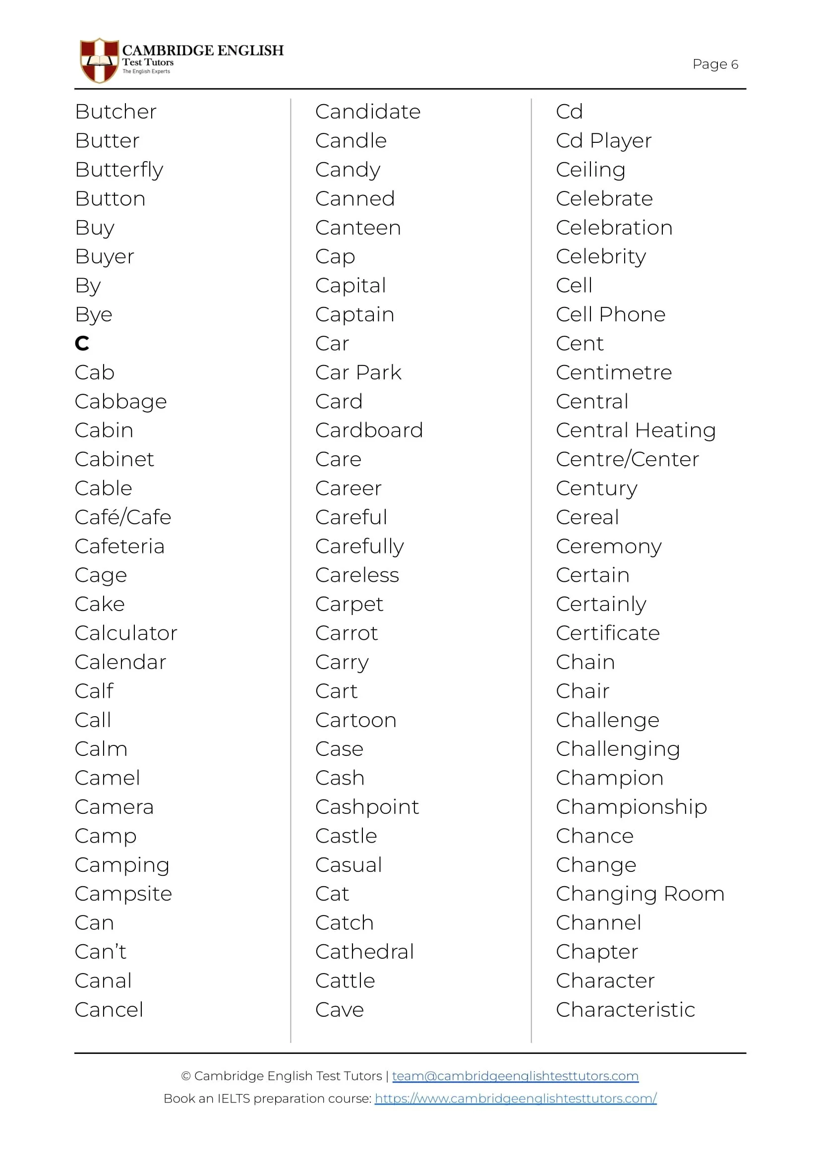 IELTS Level 6 Vocabulary List 2022 Cambridge English Test Tutors ielts-level-6-vocabulary-list-2022-cambridge-english-test-tutors