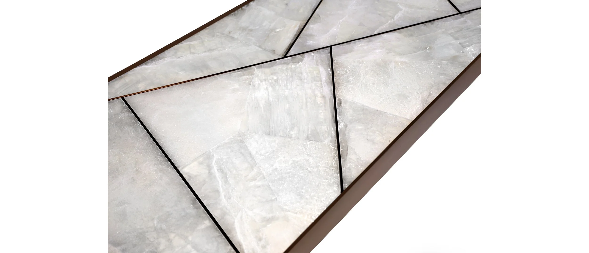 Mosaic Sideboard in Selenite and Nickel — Newell Design Studio