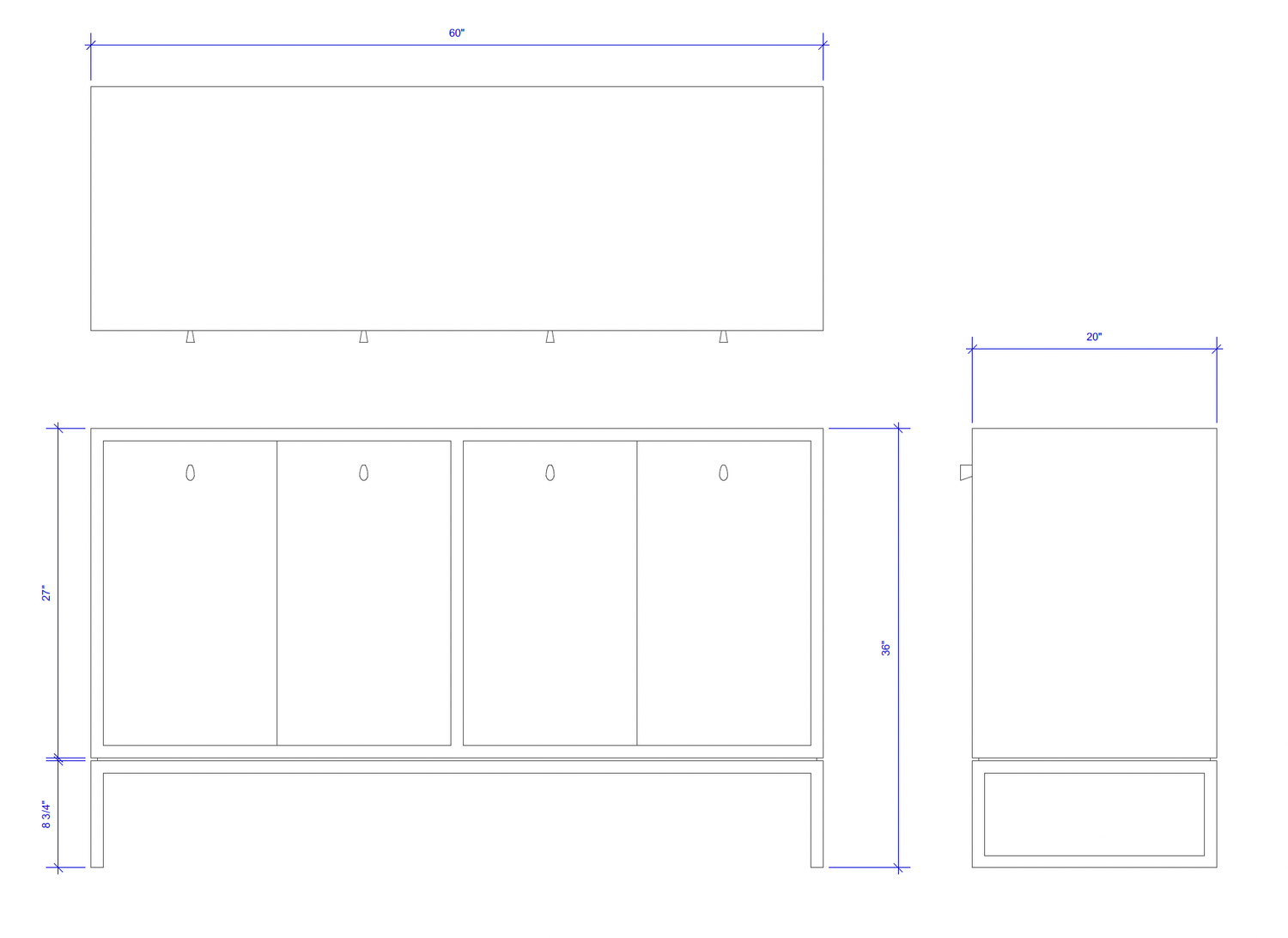 Horizon Sideboard — Newell Design Studio