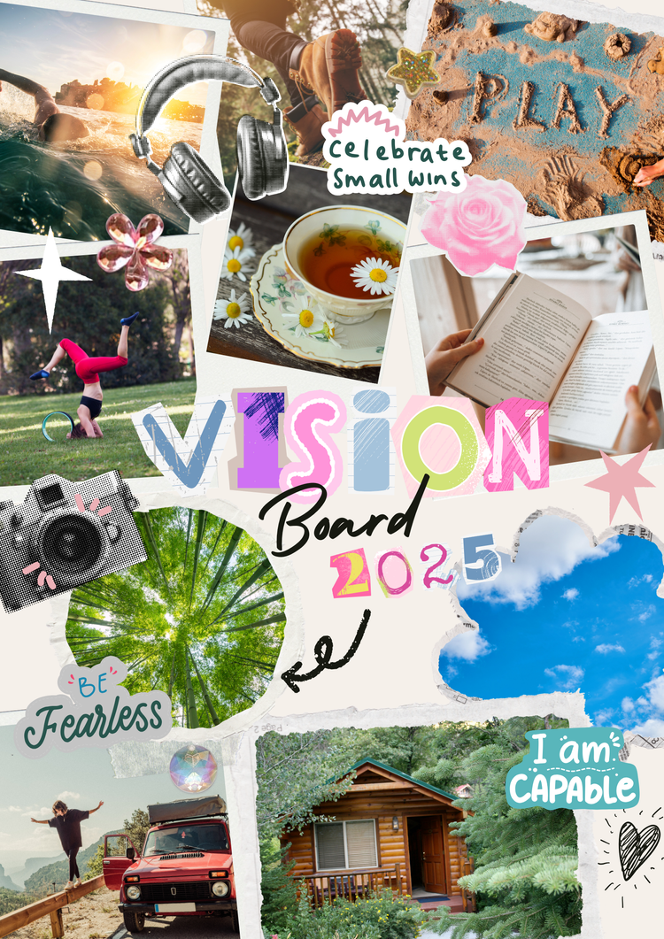 How to create a digital vision board in canva — MARK AND MOVEMENT