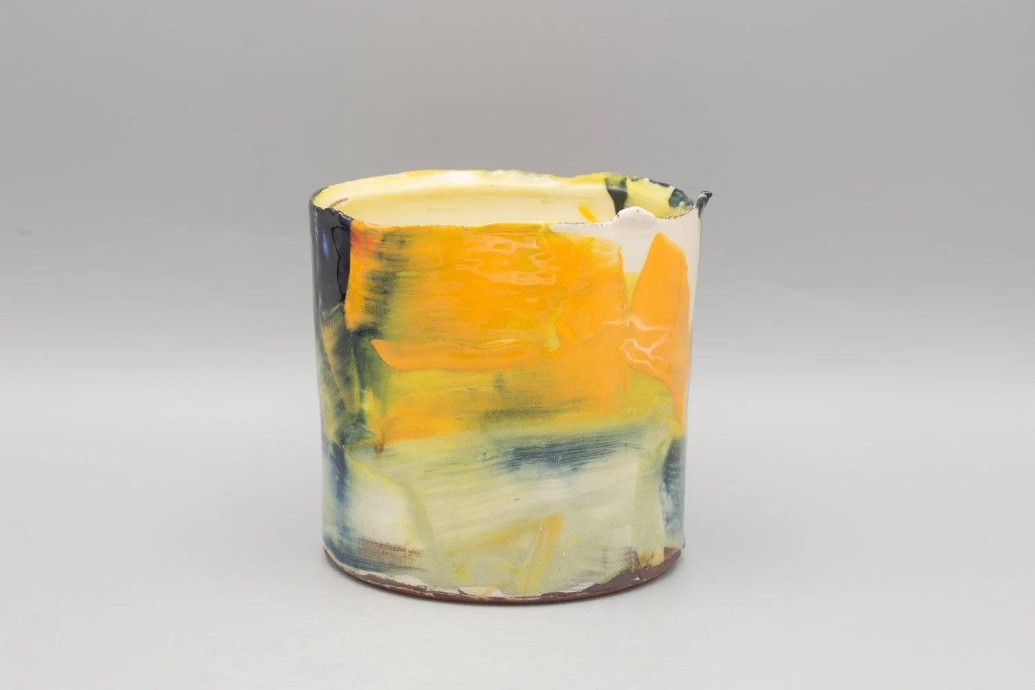 Buy Barry Stedman Ceramics - Thrown Altered Vessel with Orange III ...