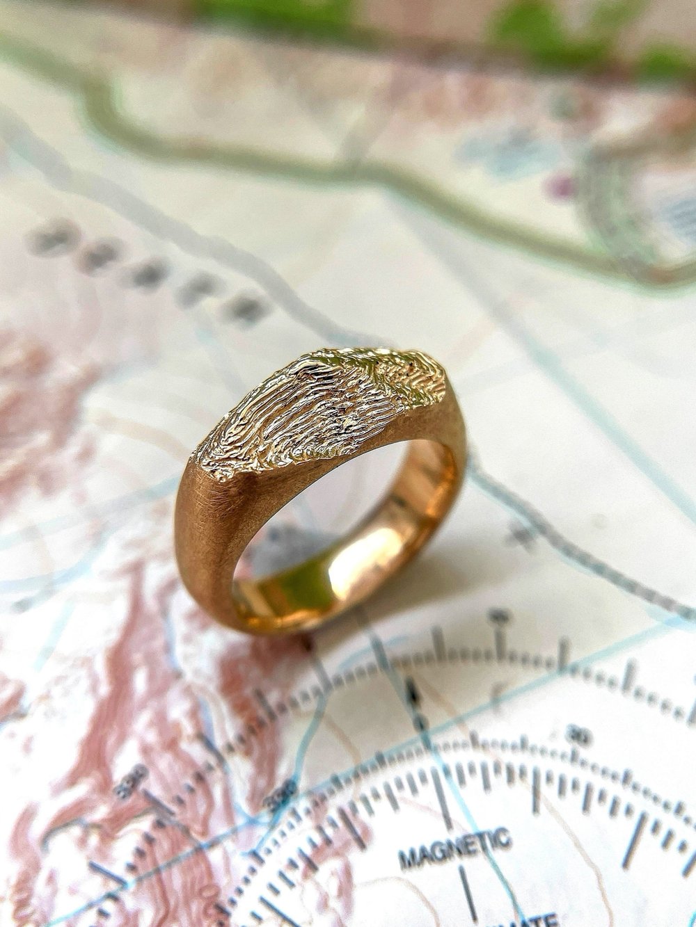 Custom Topographic Jewelry — Chaparral Jewelry