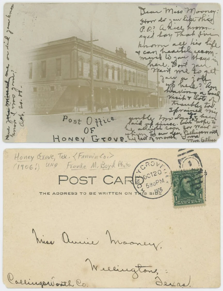 Post Office — Honey Grove Preservation League