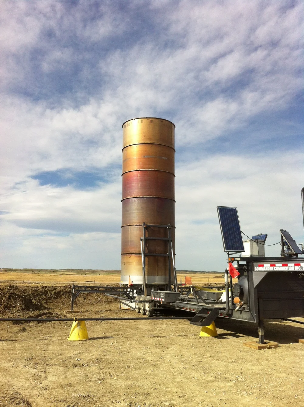 Rent Mobile Enclosed Burners in Alberta Canada | Mobile Incinerator ...