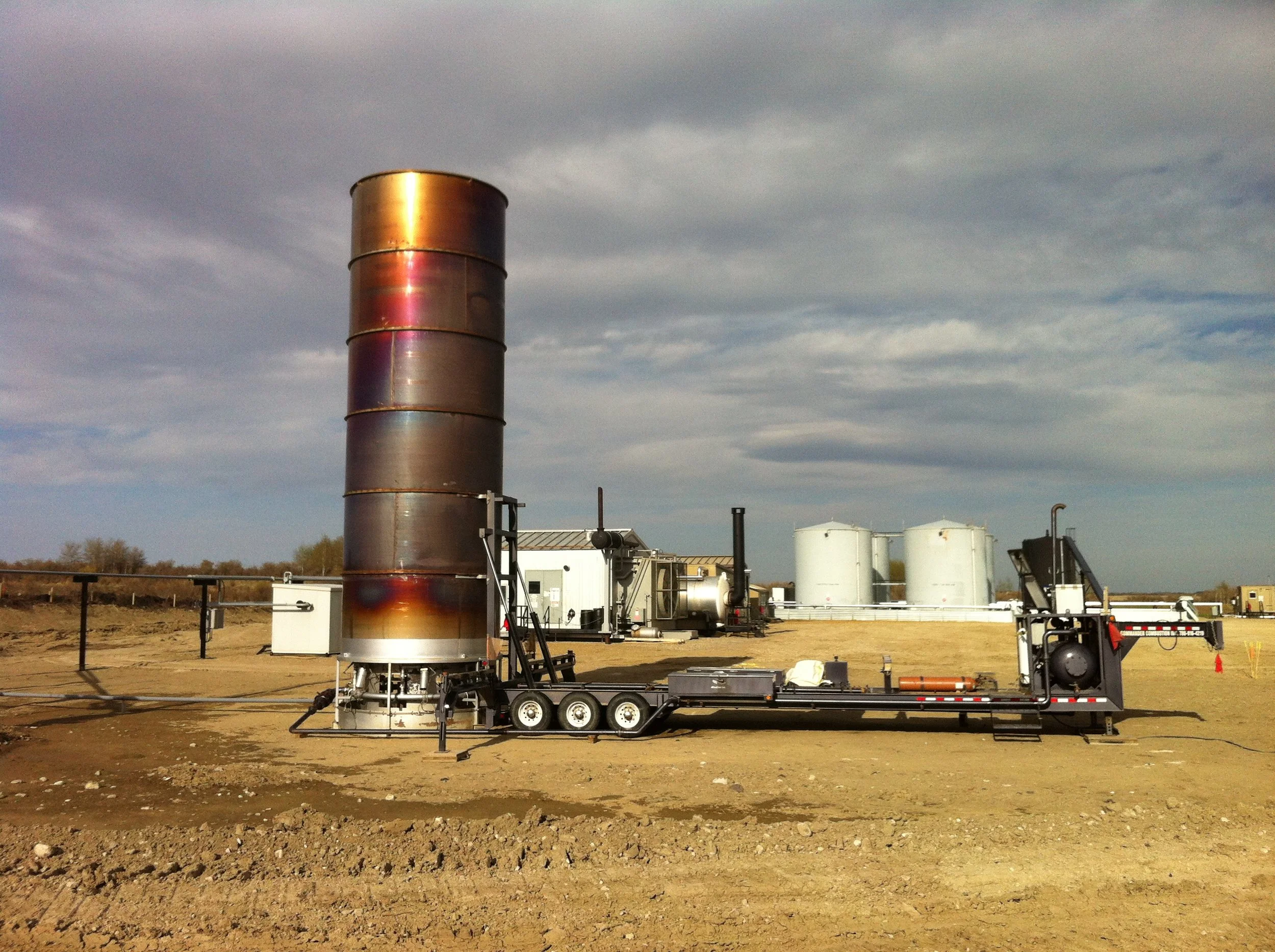 Commander Combustion | Rent or Buy Enclosed Burners | Oilfield Mobile ...
