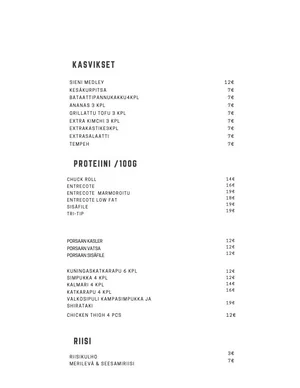 The Menu — OPPA Korean BBQ