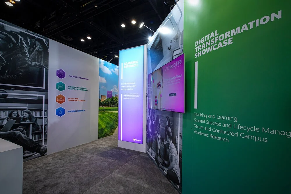 EDUCAUSE: Microsoft Trade Show Booth — ImagiCorps | Experiential Marketing