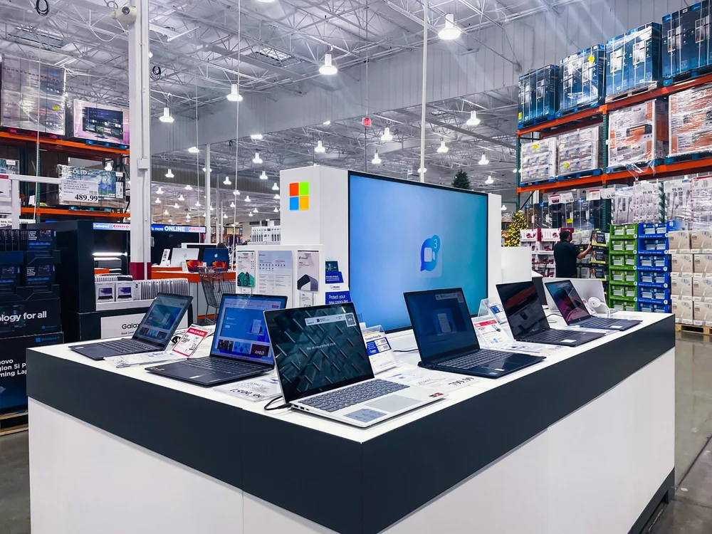 Costco Device Tables — ImagiCorps | Experiential Marketing