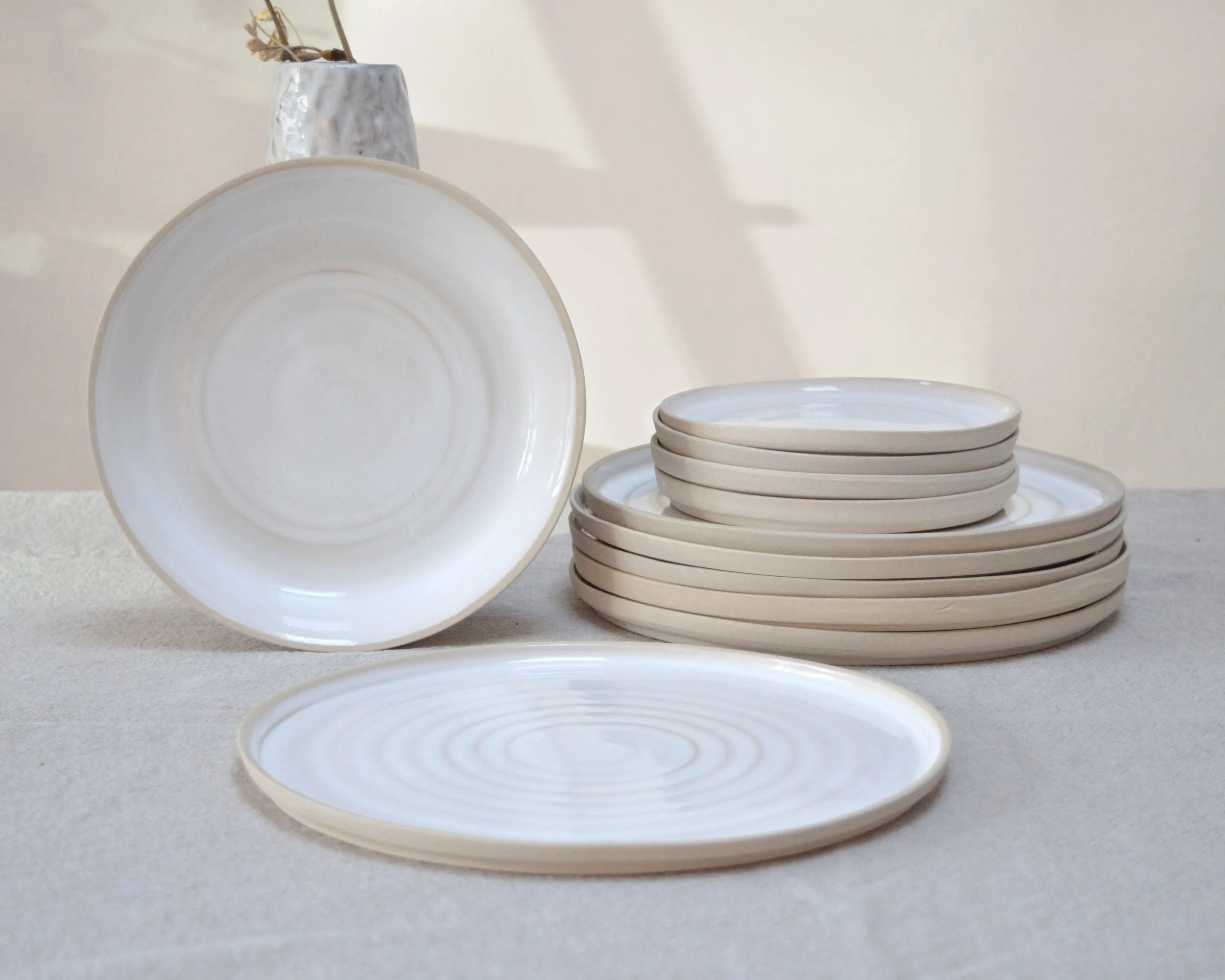 Nude Collection - Handmade Ceramic Deep Plate — The Curated Home