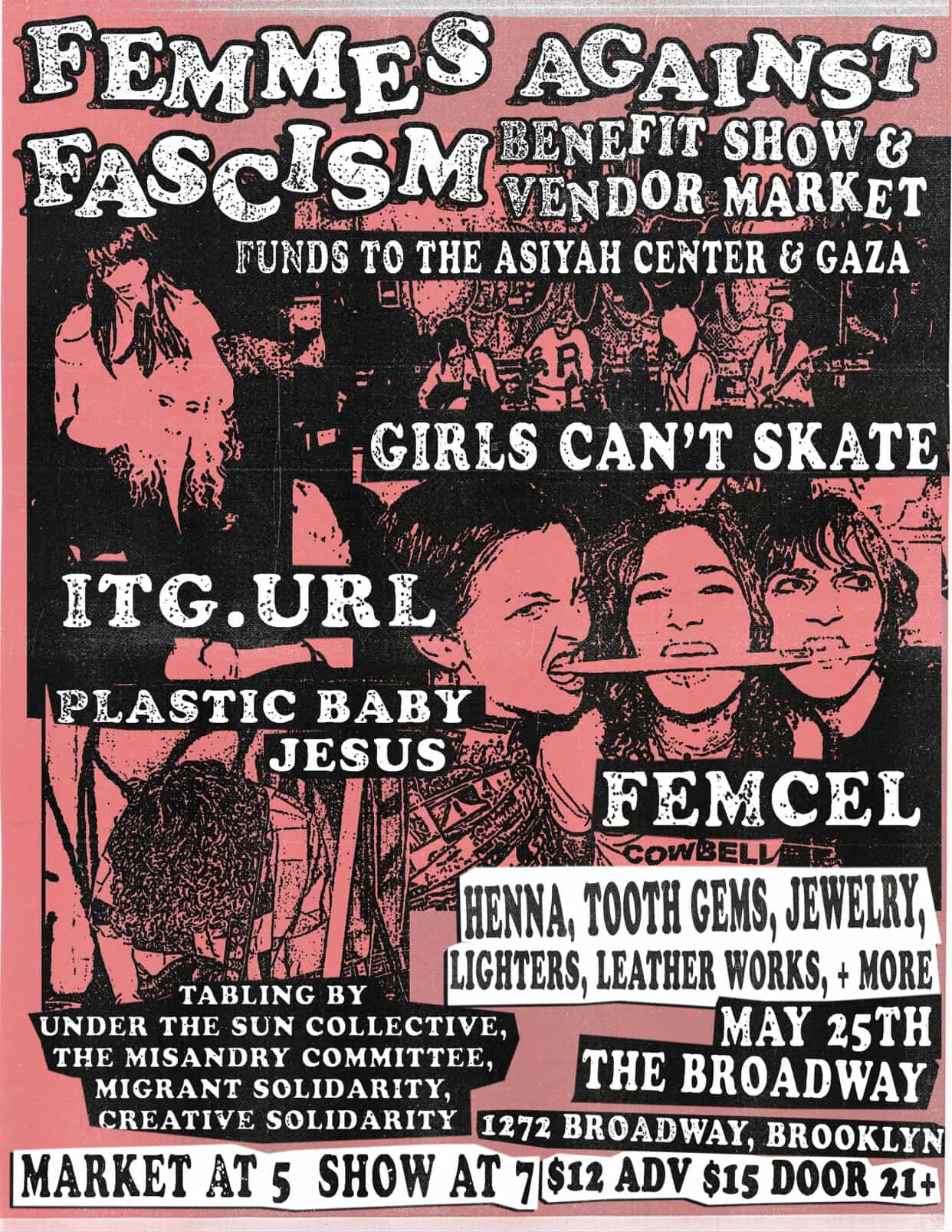 Femmes Against Fascism ft. Femcel, Girls Can't Skate, ITG.URL + Plastic ...