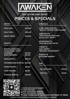 Pricing — Awaken Arena