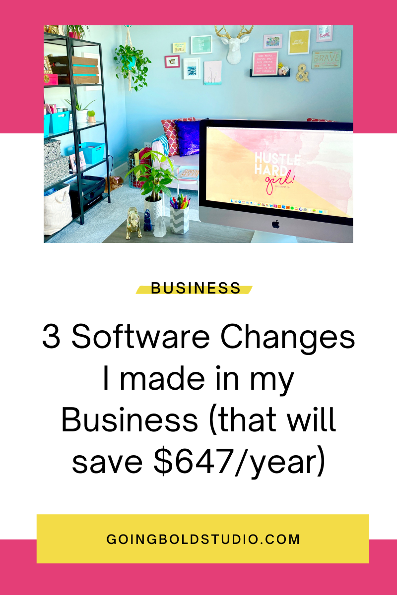 3 Software Changes I Made in my Business (that will save $647/year ...