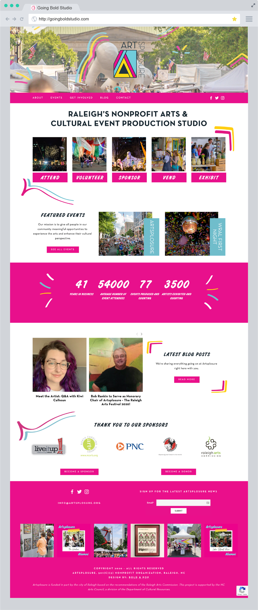 10 Colorful, Vibrant & Fun Squarespace Website Designs — Going Bold ...