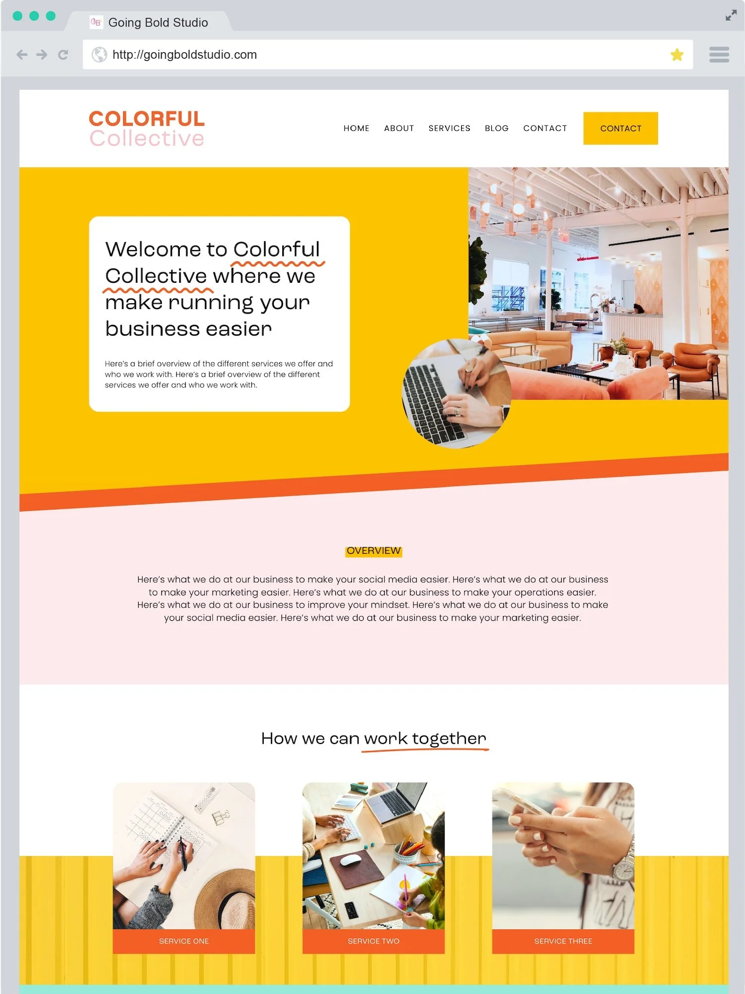 Template Shop — Going Bold Studio | Branding, Squarespace Website ...