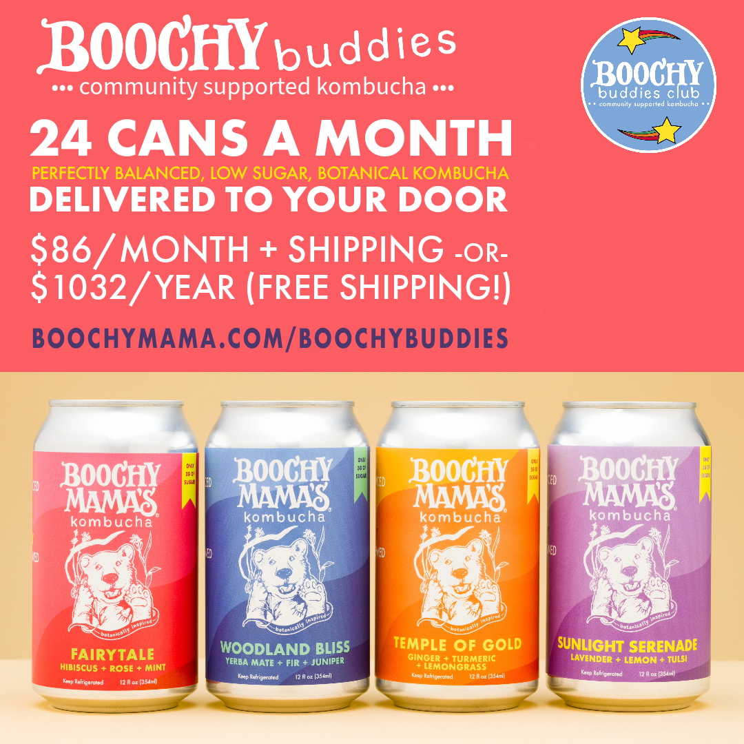Boochy Buddies Kombucha Subscription — Boochy Mama's