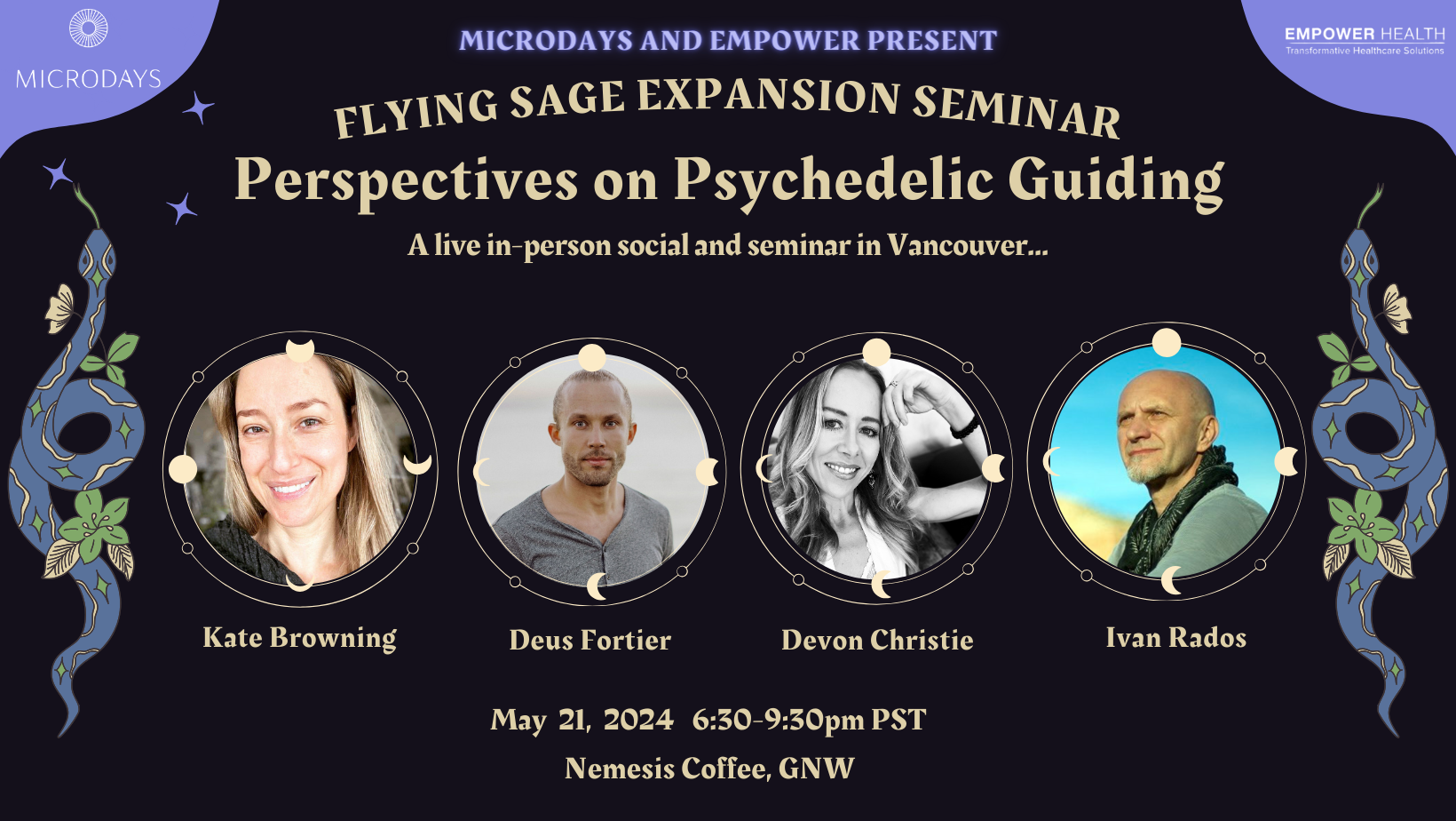 Expansion Seminar - Perspectives on Psychedelic Guiding — The Flying Sage