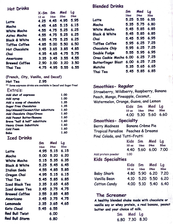 The Bean Barn - Drive-Thru Coffee in Placerville Coffee