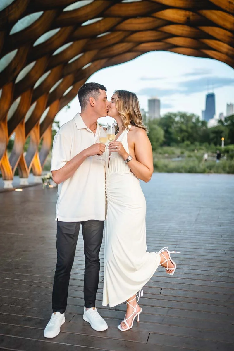 How to Propose at Lincoln Park Honeycomb Chicago — Caleb Schaftlein ...